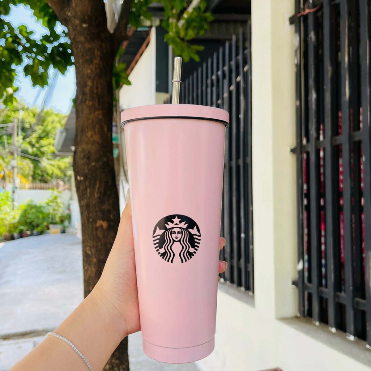 Ly giữ nhiệt Starbuck 750ml kèm ống hút inox – khosithanhhang