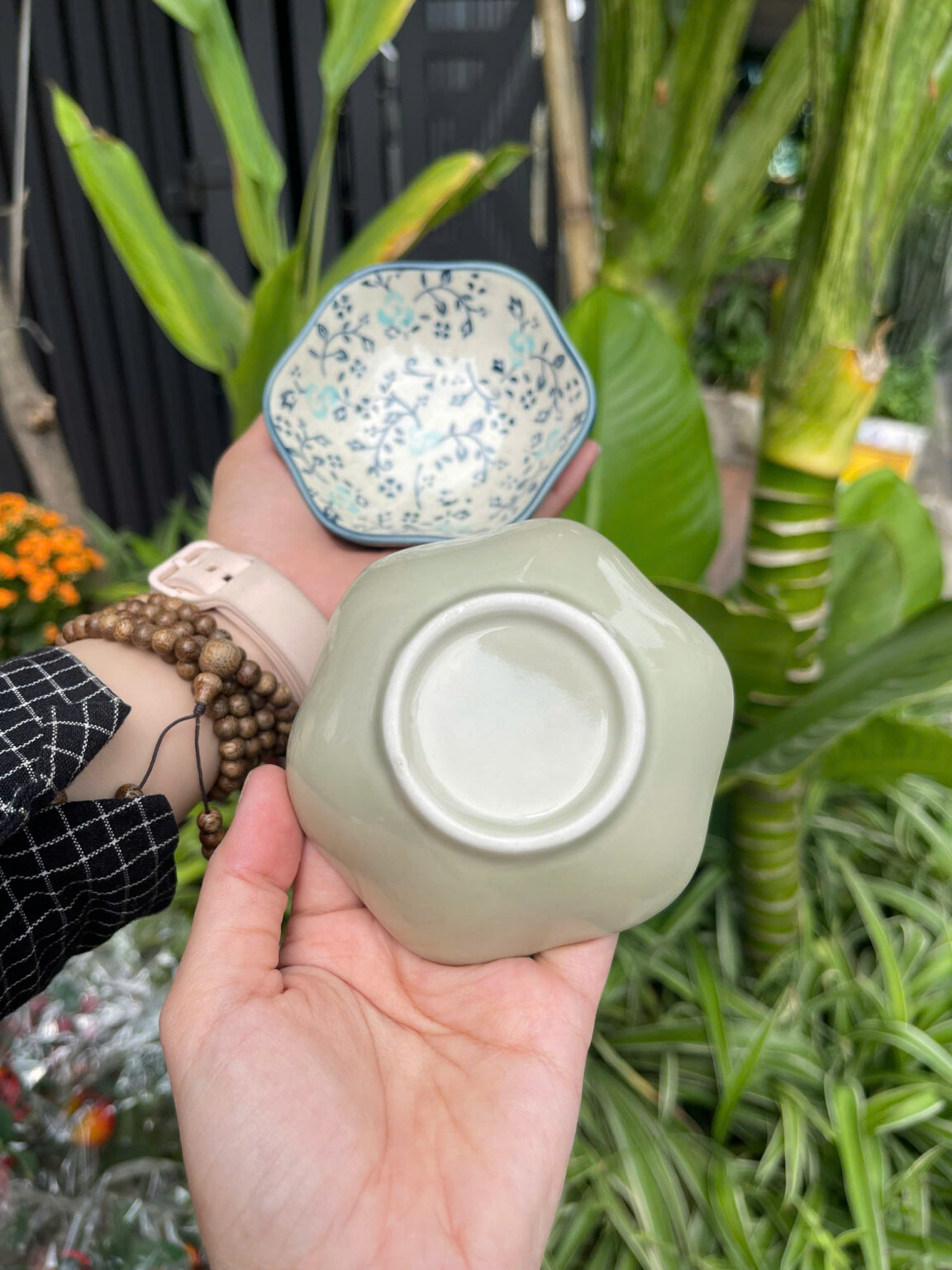 Chén gia vị gốm hoa văn cao cấp – khosithanhhang